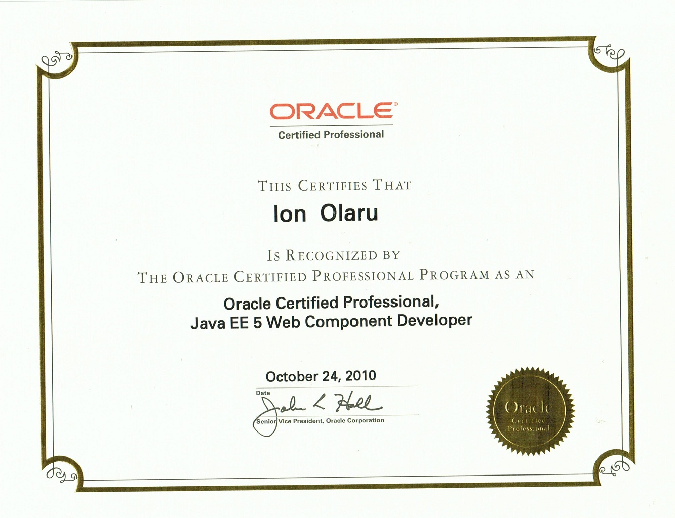 Ion Olaru's Homepage